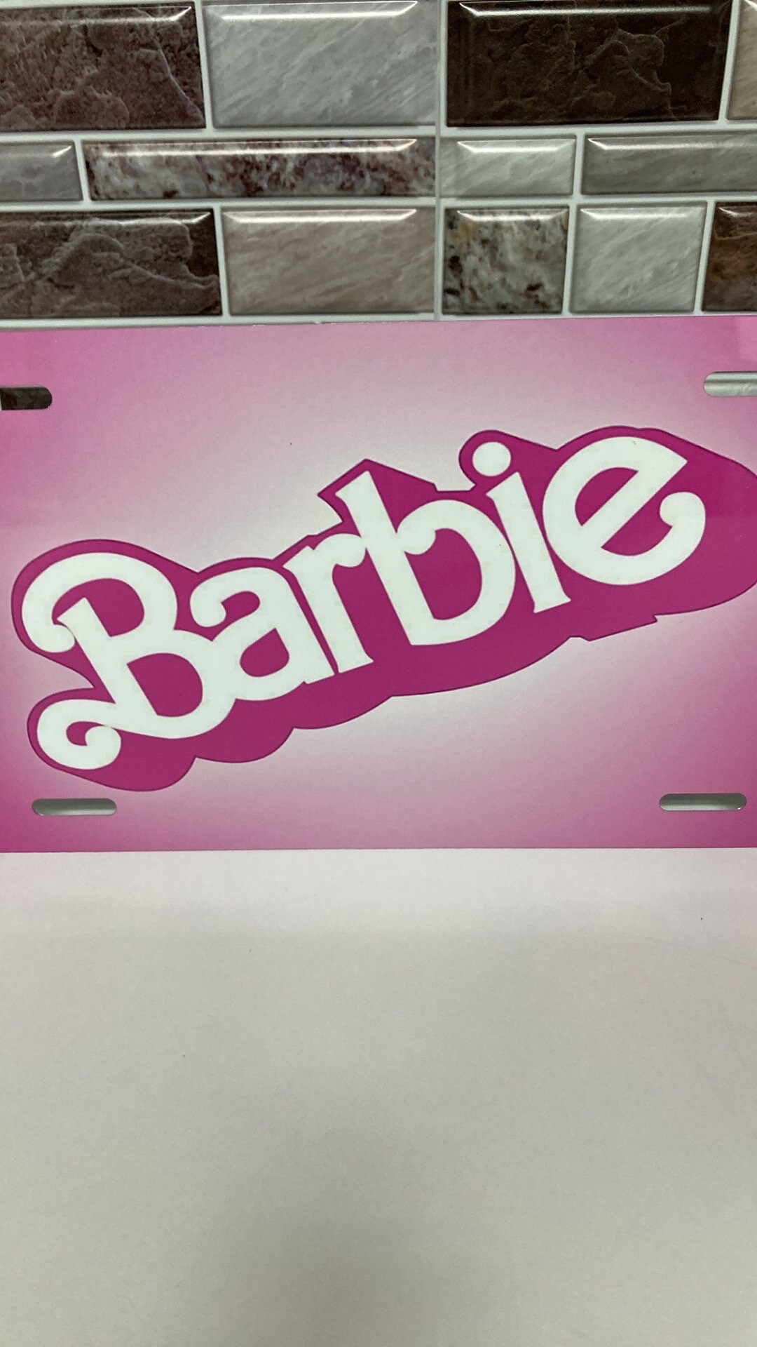Barbie License Plate - Etsy