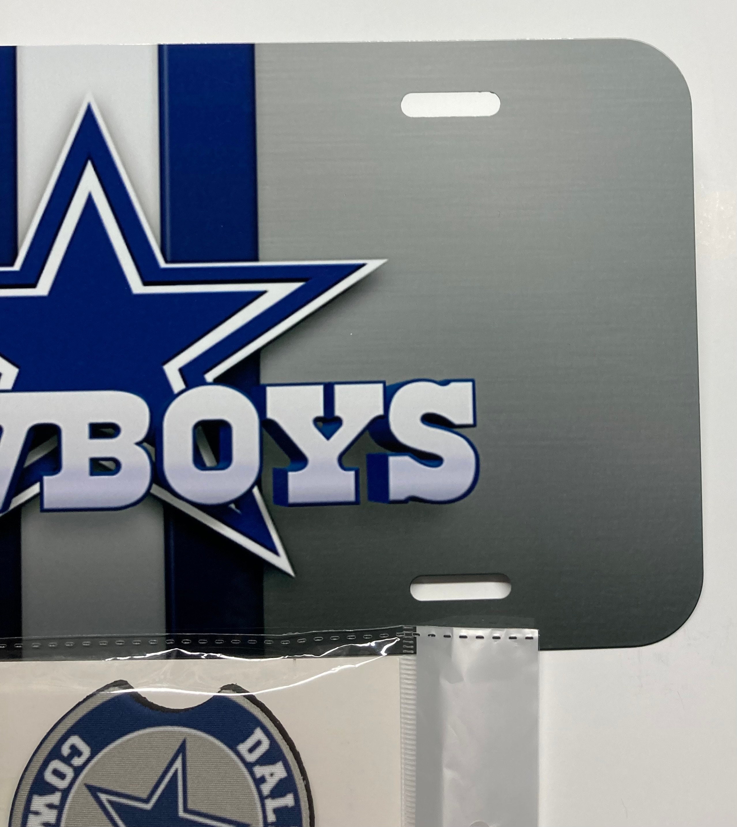 Dallas Cowboys License Plate With Car Coasters - Etsy