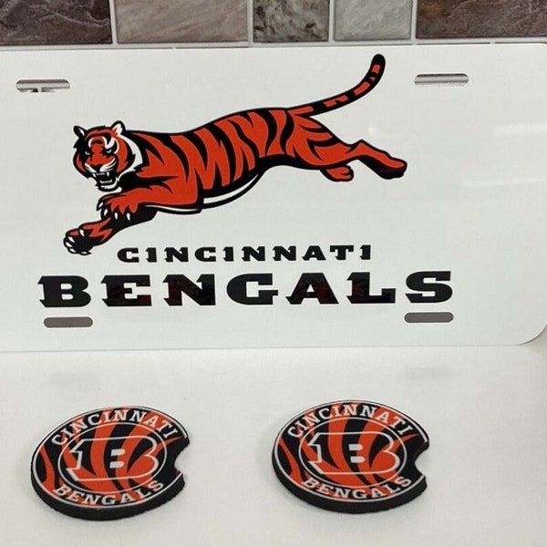 Cincinnati Bengals License Plate Sign