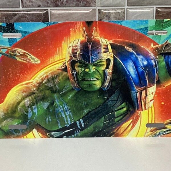Incredible Hulk License Plate - Etsy