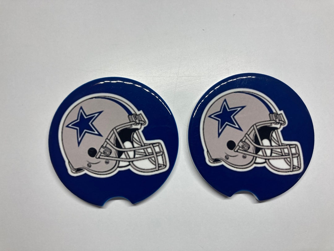 Dallas Cowboys Ceramic Car Coasters - Etsy