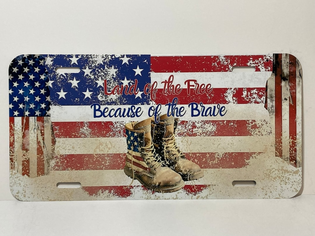 Military License Plate - Etsy