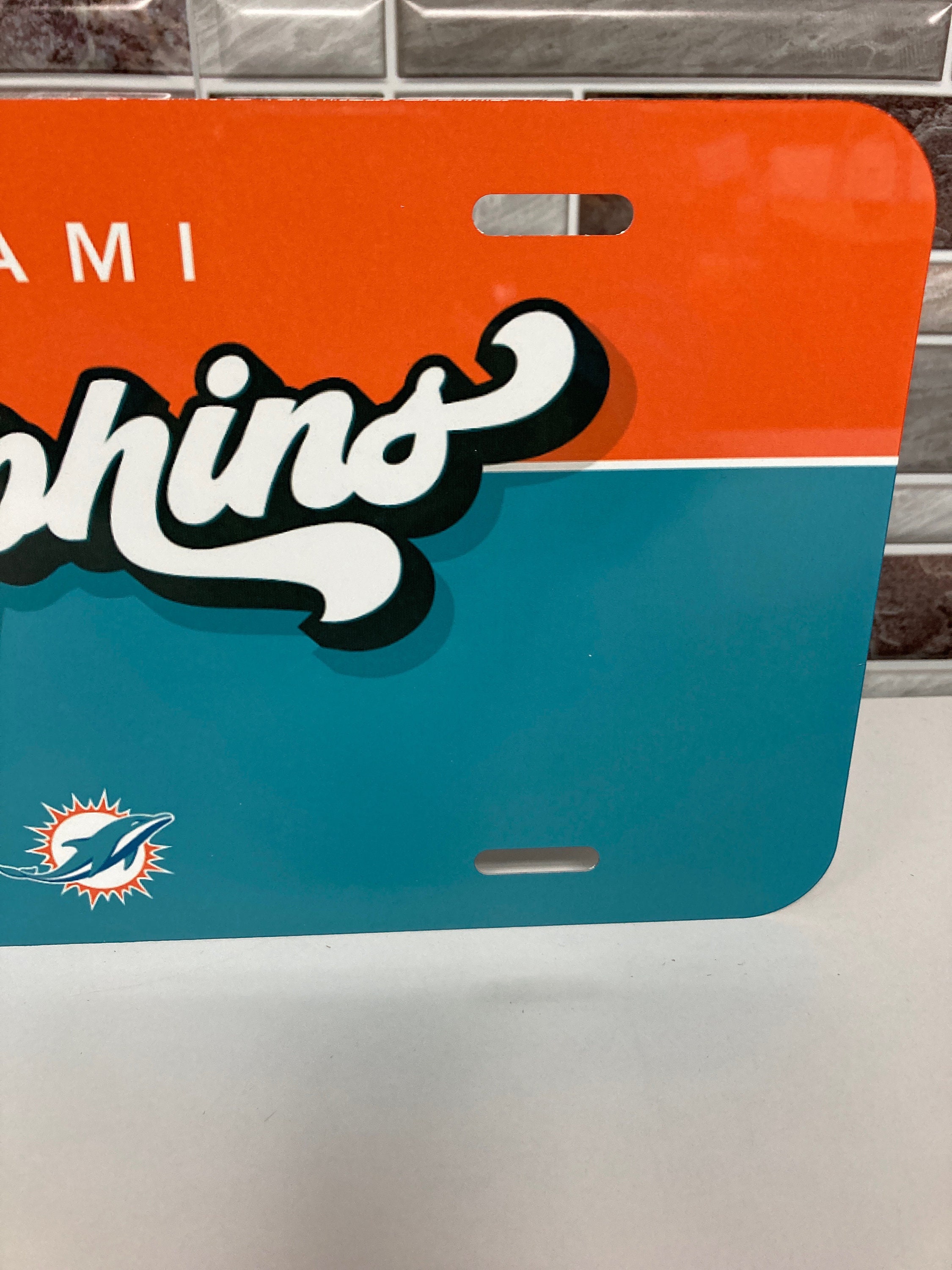 Miami Dolphins License Plate - Etsy