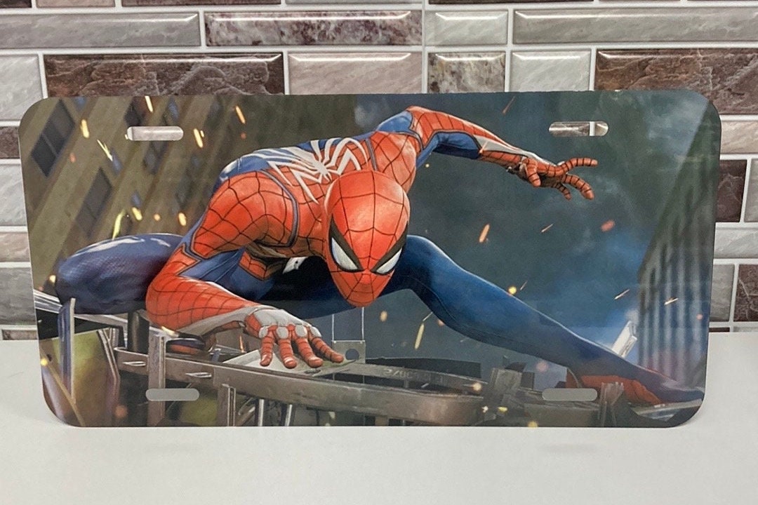 Spider Man License Plate - Etsy