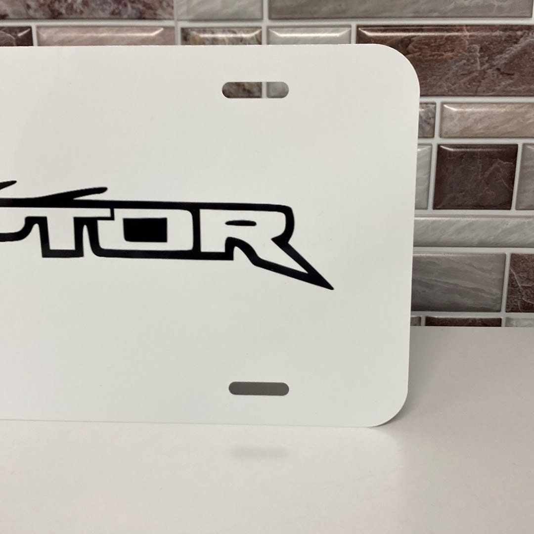 Ford Raptor License Plate - Etsy