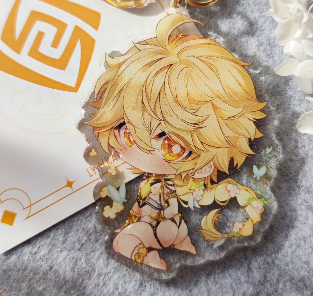 AETHER Acrylic Charm 3 Genshin Impact - Etsy