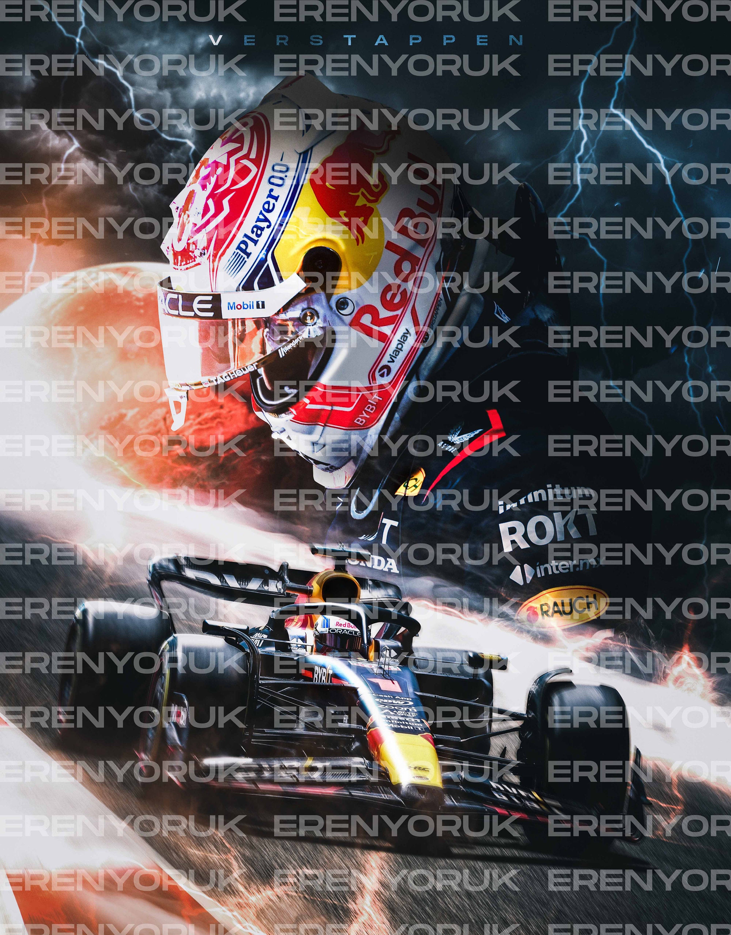 Max Verstappen Monoco Race Special Digital Poster - Etsy
