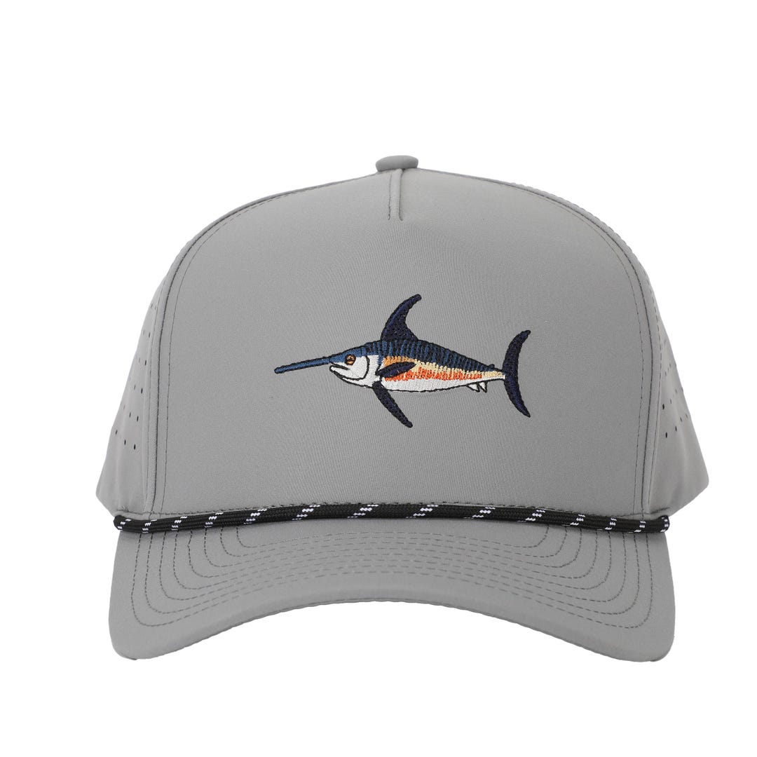Swordfish Performance Fishing Hat | Water-resistant Snapback, Deep Sea ...