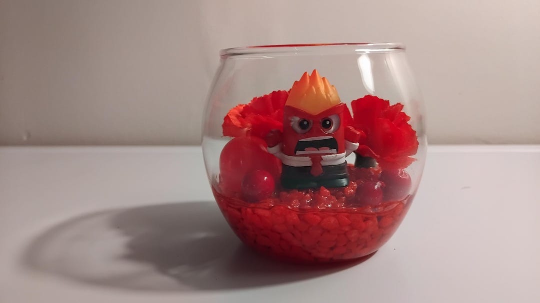 Disney Inside Out: Anger Figurine Terrarium - Etsy