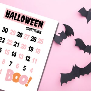 Printable Halloween Countdown Instant Download 8x10 and - Etsy
