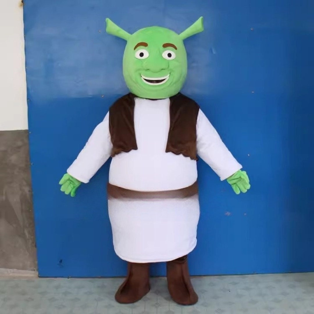 Shrek Mascot Costume, Fancy Dress Halloween Cosplay Birthday Party ...