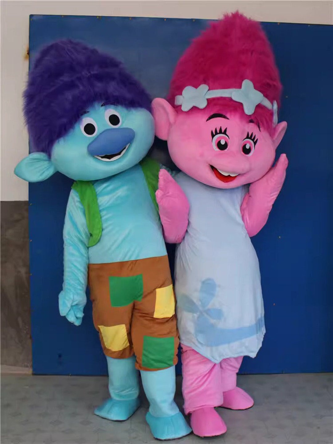 Troll Mascot Costume, Fancy Dress Halloween Cosplay Birthday Party ...
