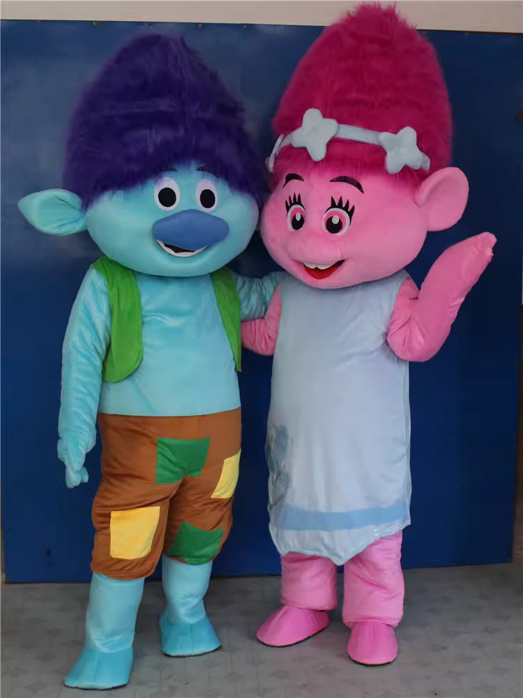 Troll Mascot Costume, Fancy Dress Halloween Cosplay Birthday Party ...