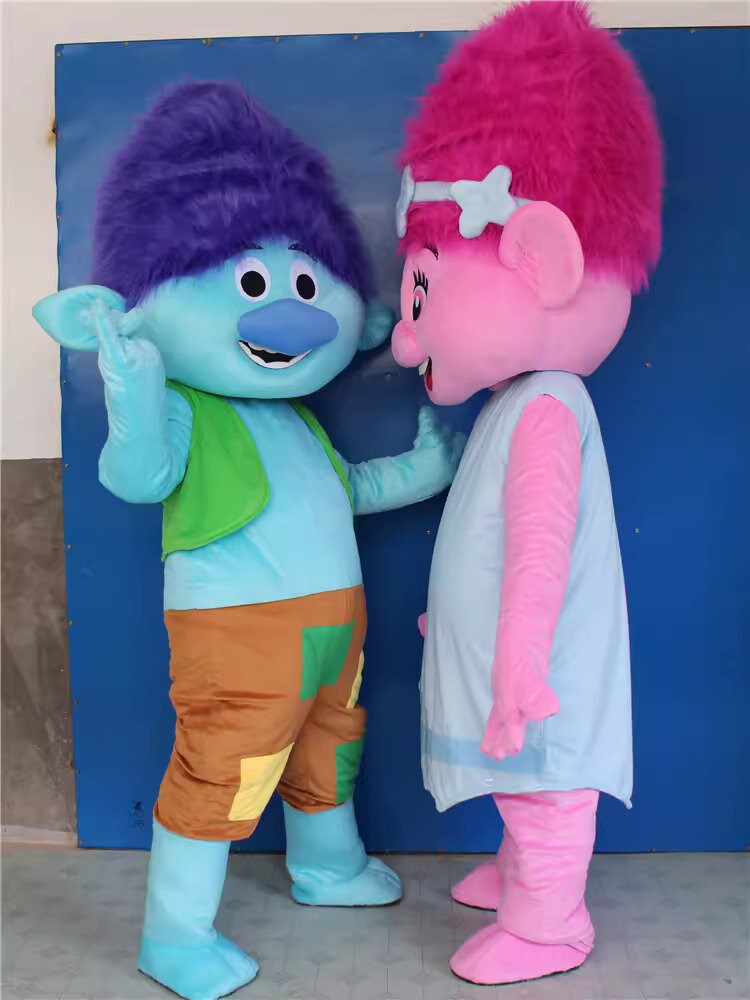 Troll Mascot Costume, Fancy Dress Halloween Cosplay Birthday Party ...