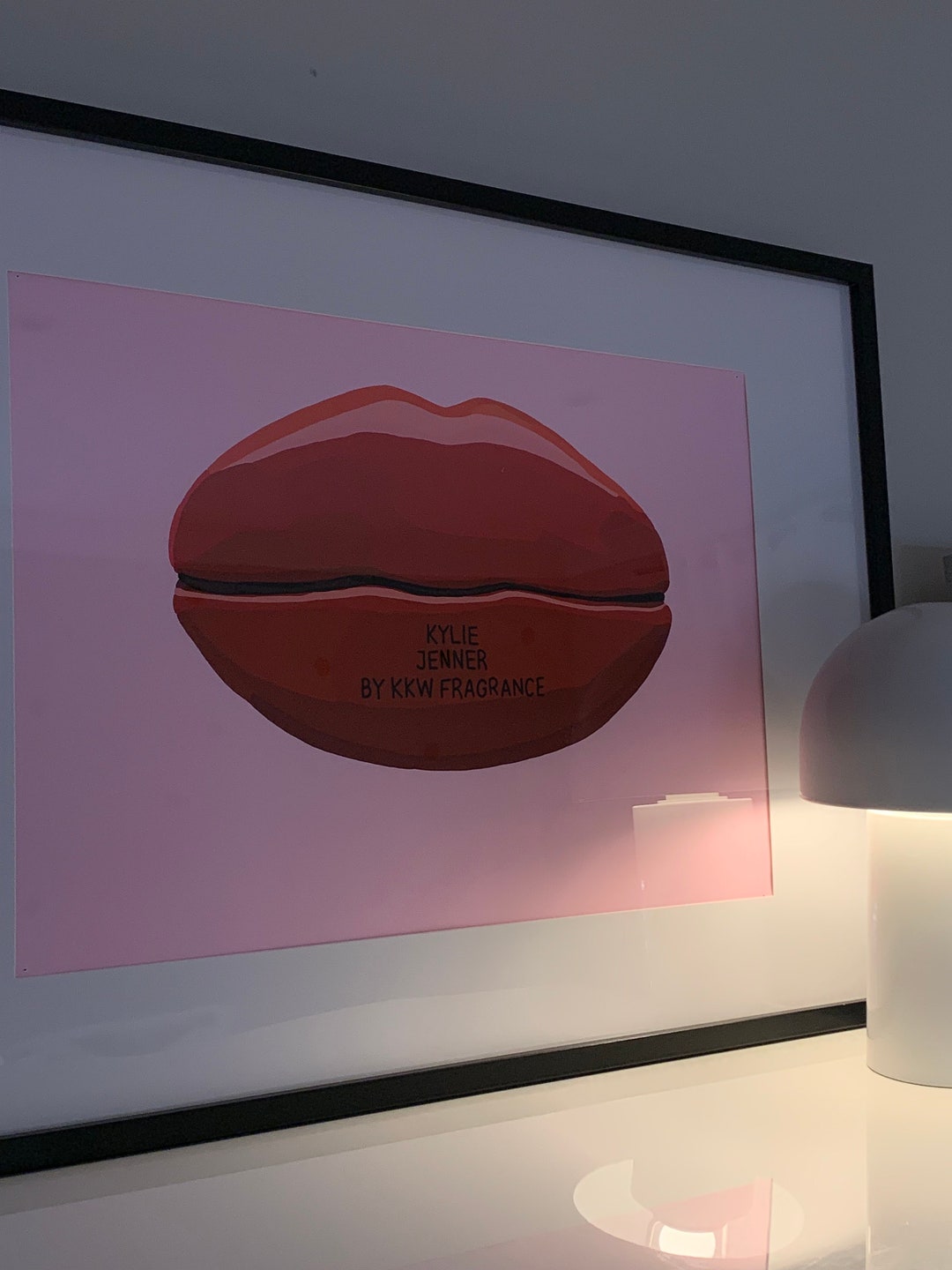 Fashion, 'red Lips' Perfume Bottle Digital Art Wall Print printable - Etsy