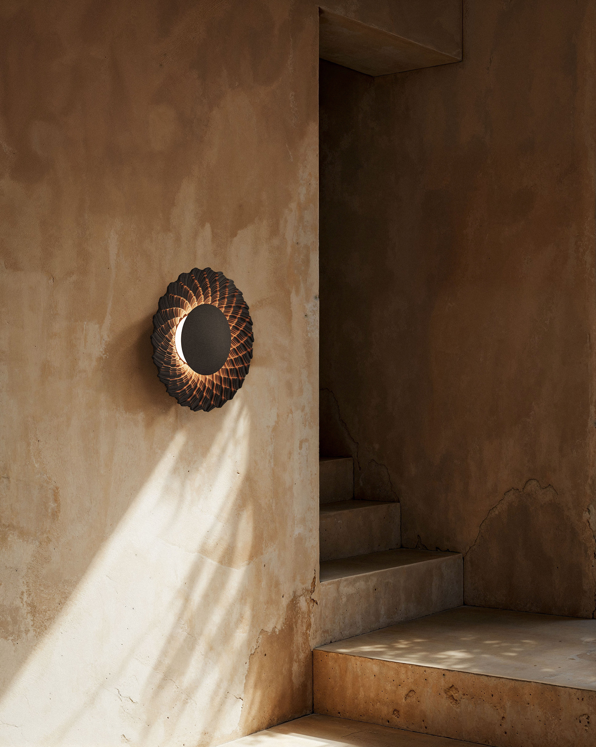 Wall Mounted Sun Lamp VXS.02 Sconce 3D Printed - Etsy