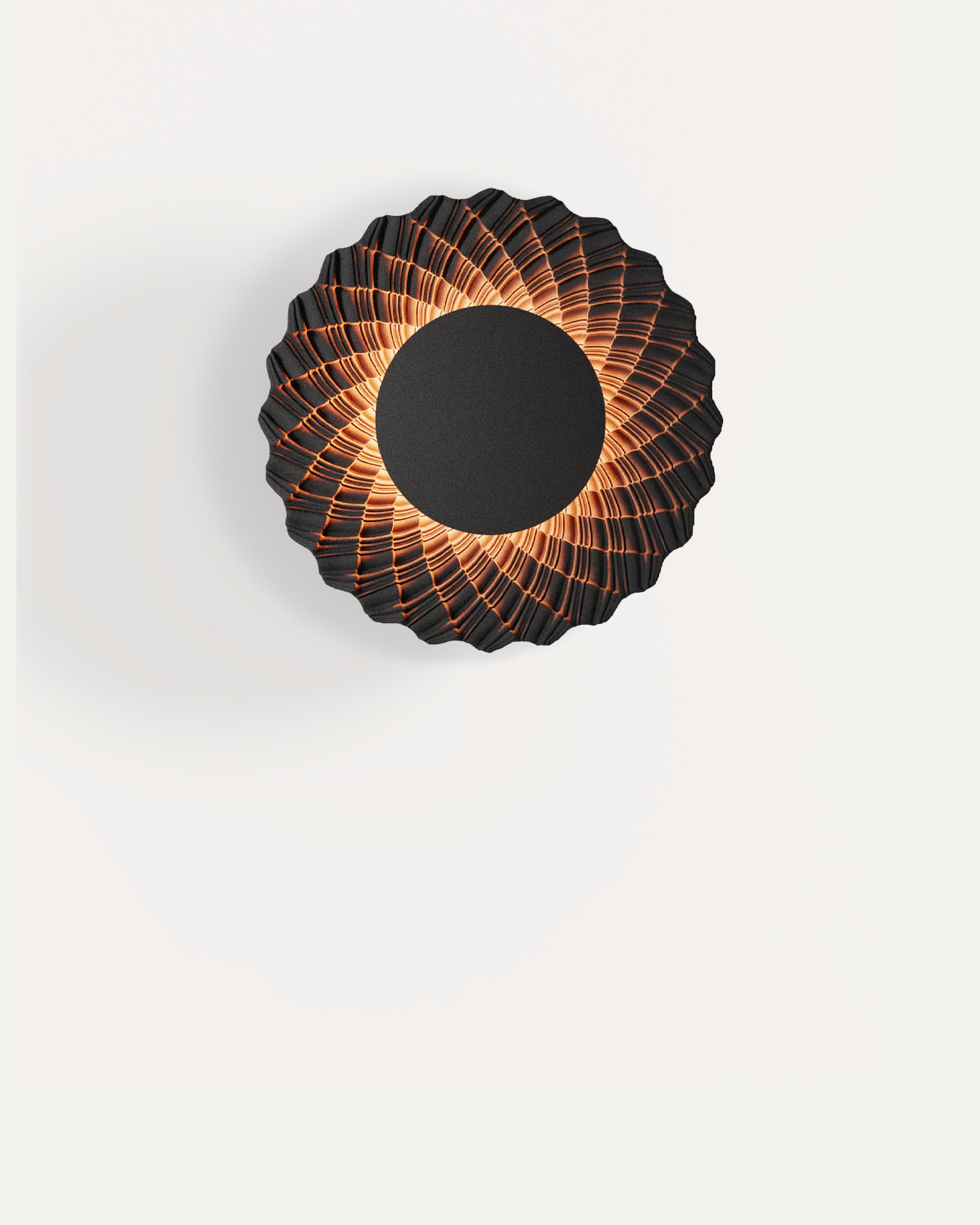 Wall Mounted Sun Lamp VXS.02 Sconce 3D Printed - Etsy