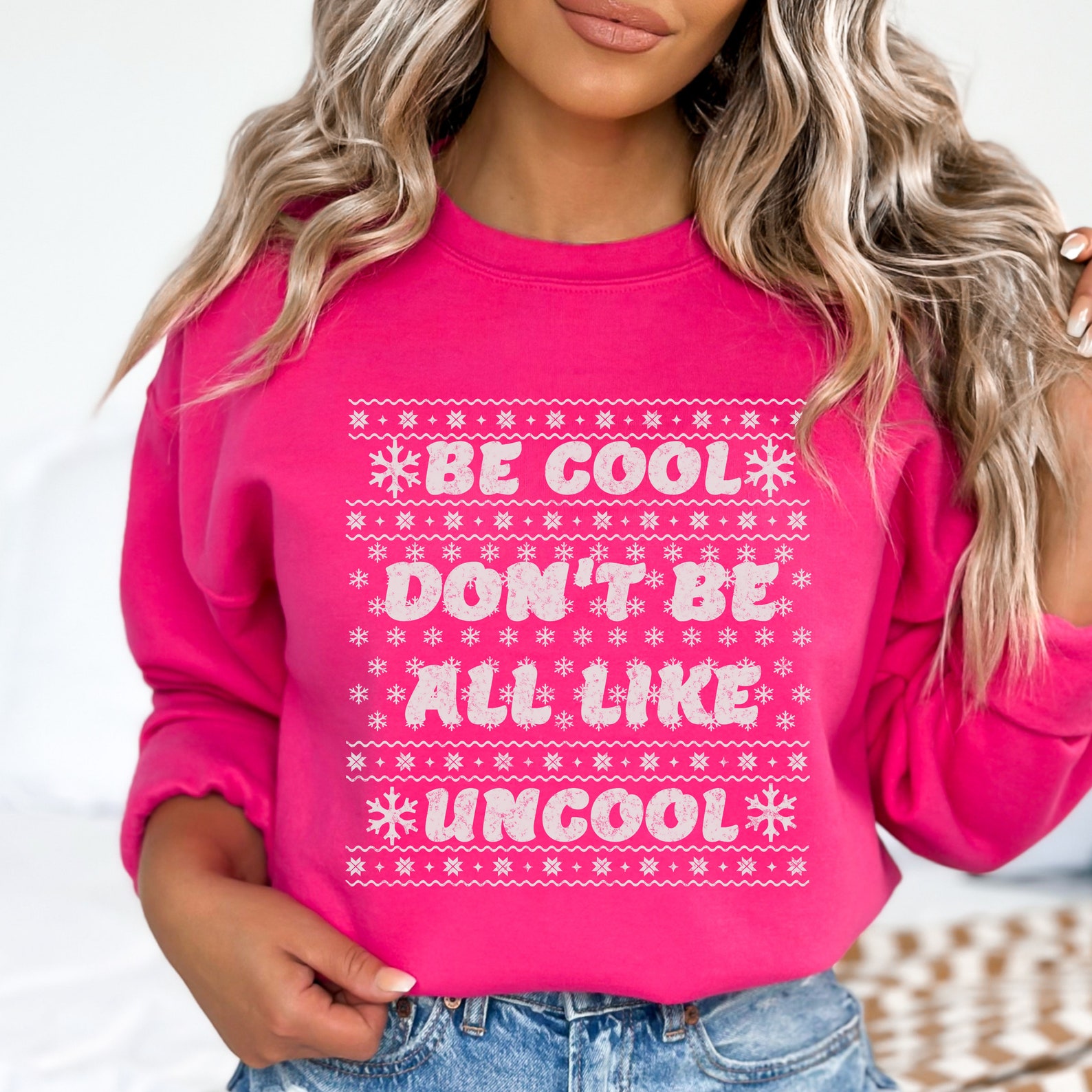 Be Cool Dont Be All Like Uncool Sweatshirt, RHONY Sweatshirt, New York ...