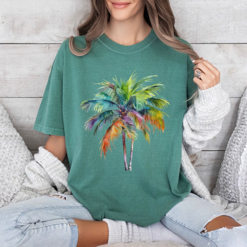 Palm Tree Shirt - Etsy
