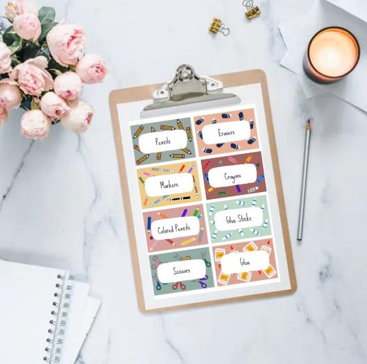 Editable Supply Labels for Teachers, Churches, Clinics | Boho Bin ...