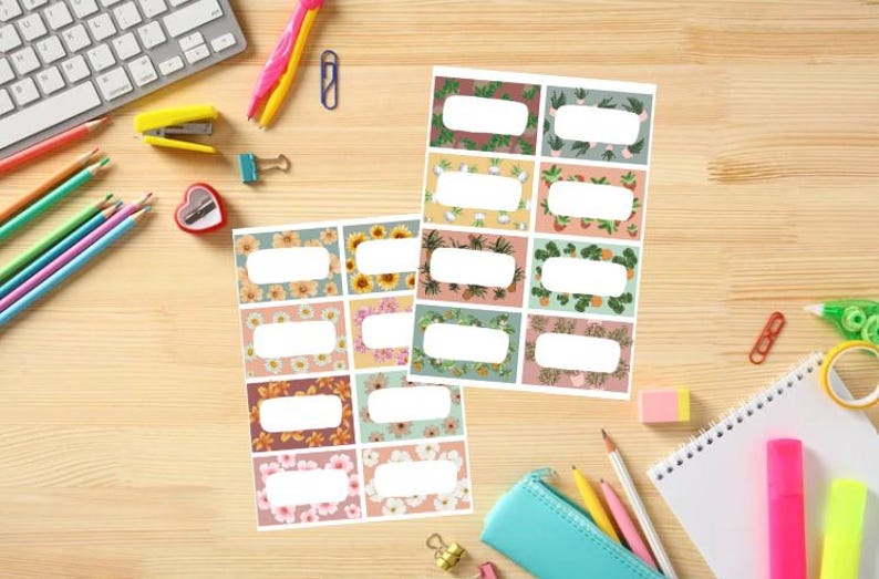 Editable Supply Labels for Teachers, Churches, Clinics | Boho Bin ...