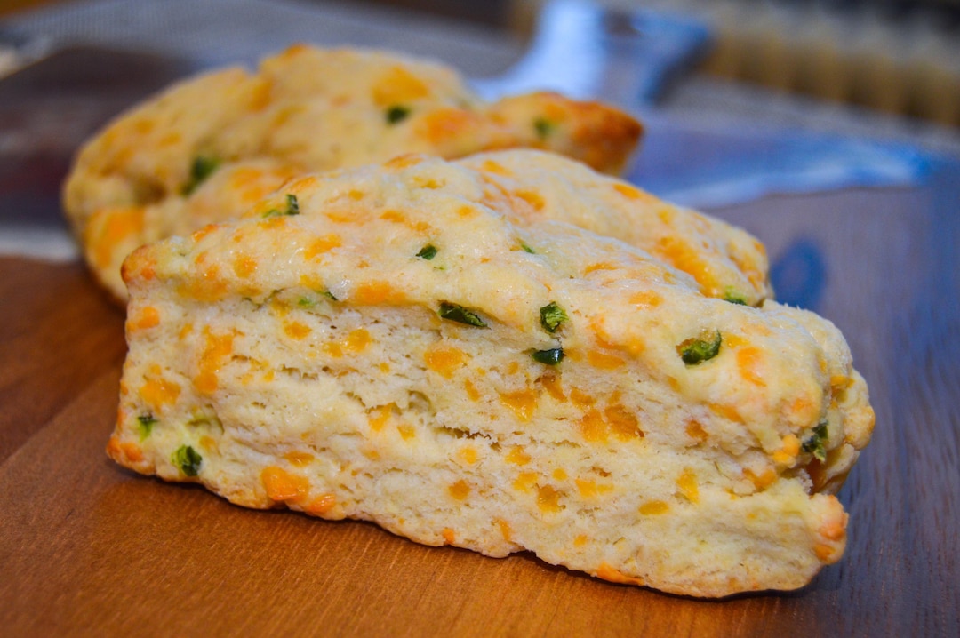 Jalapeño Cheddar Scones - Homemade Scones - Cheese Scones - Baked Goods ...