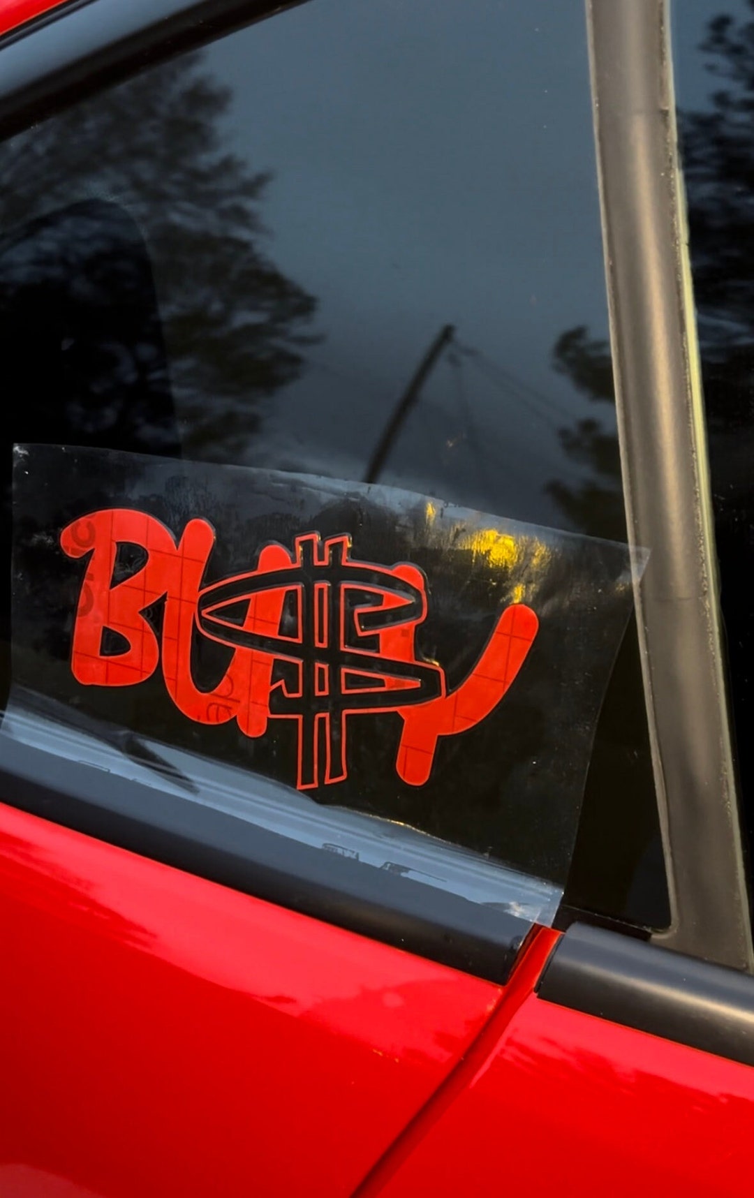 BUSY Decal Sticker Vinyl Decal Many Sizes and Colors Windshield Banner ...