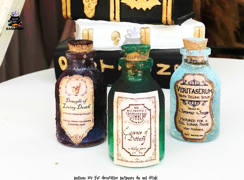 Set of Harry Potter Potions, Severus Snape 6 Pieces Potion Decor ...