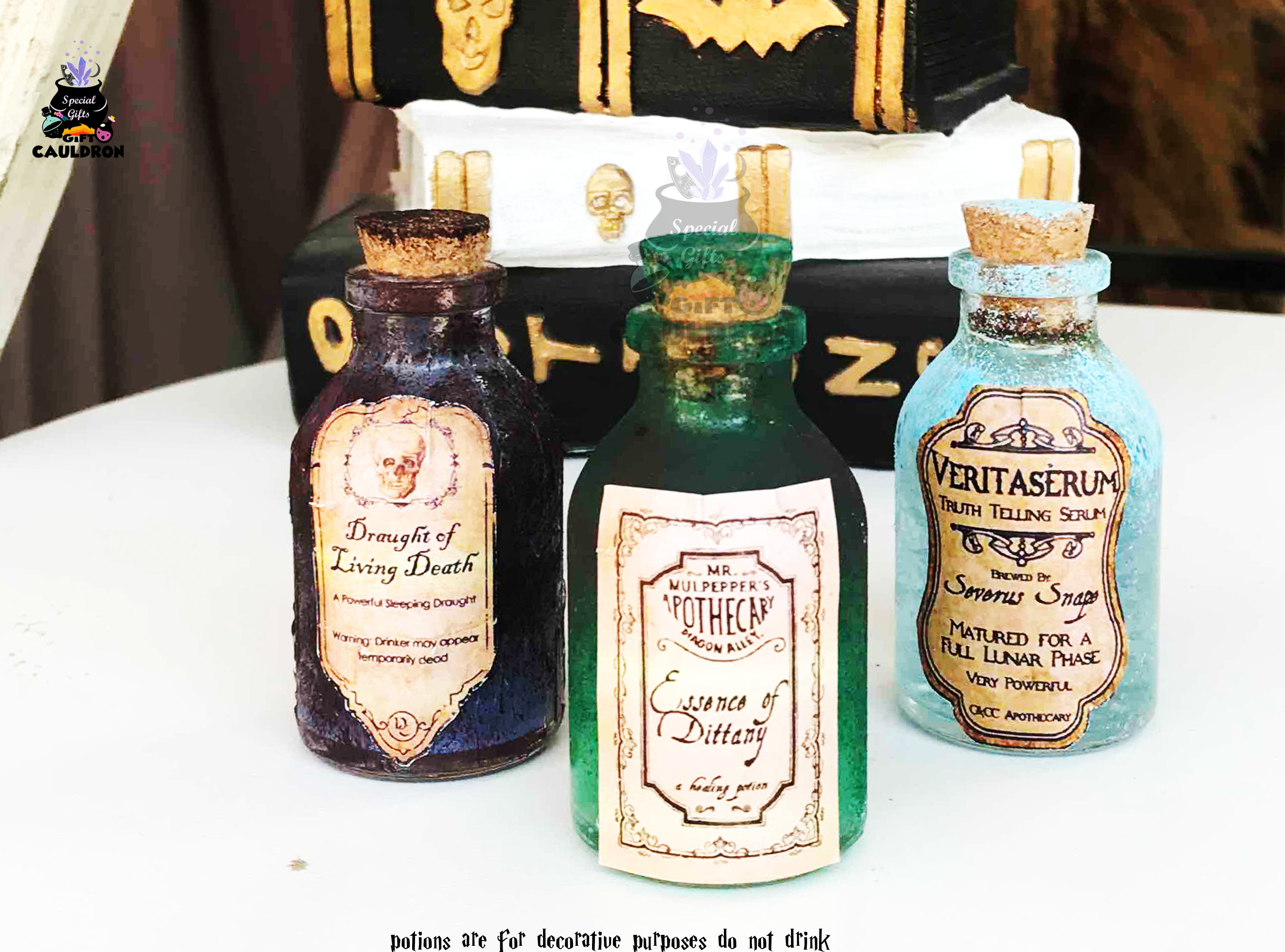 Set of Harry Potter Potions, Severus Snape 6 Pieces Potion Decor ...