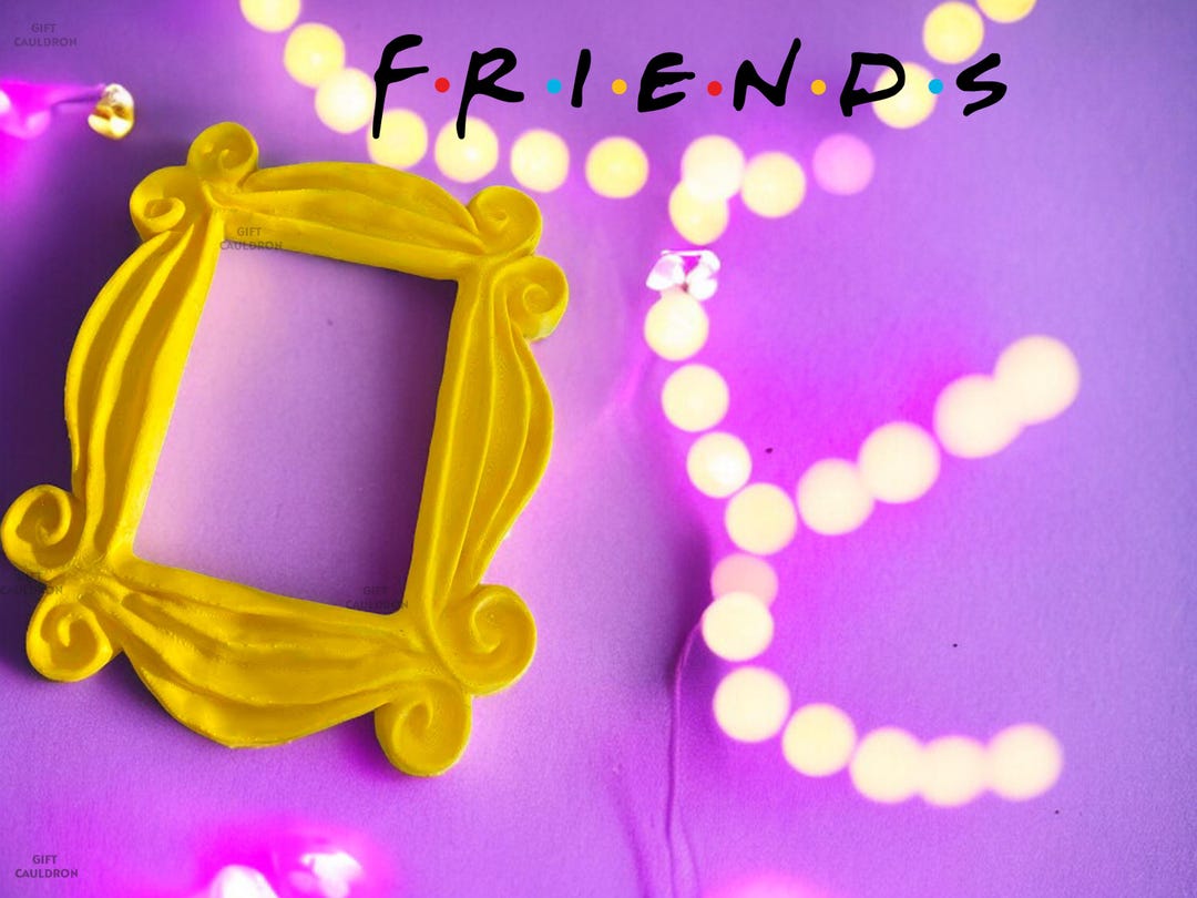 Friends Series Frame Decor, Friends Monica Door Decor, Friends 3D ...