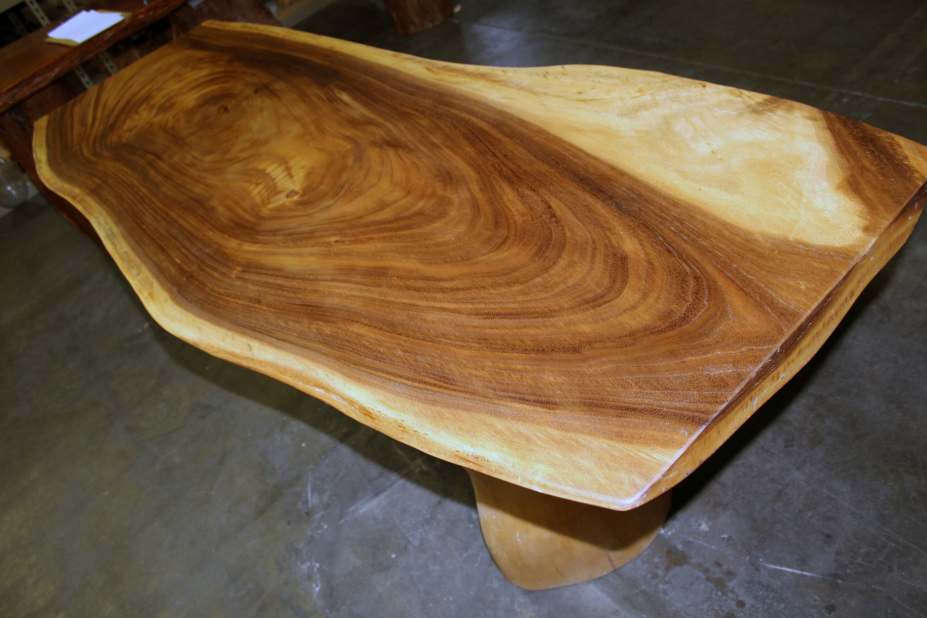 Live Edge Monkey Pod Dining Table TWDT11 - Etsy