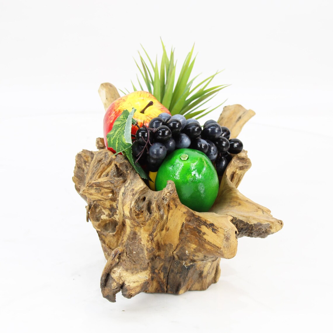 Teak Root Bowl Natural Small TRB024D4 - Etsy