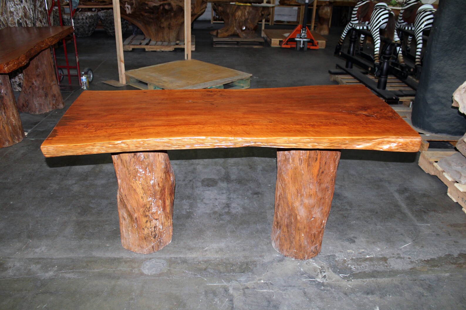 Live Edge Teak Wood Dining Table TWDT10 - Etsy