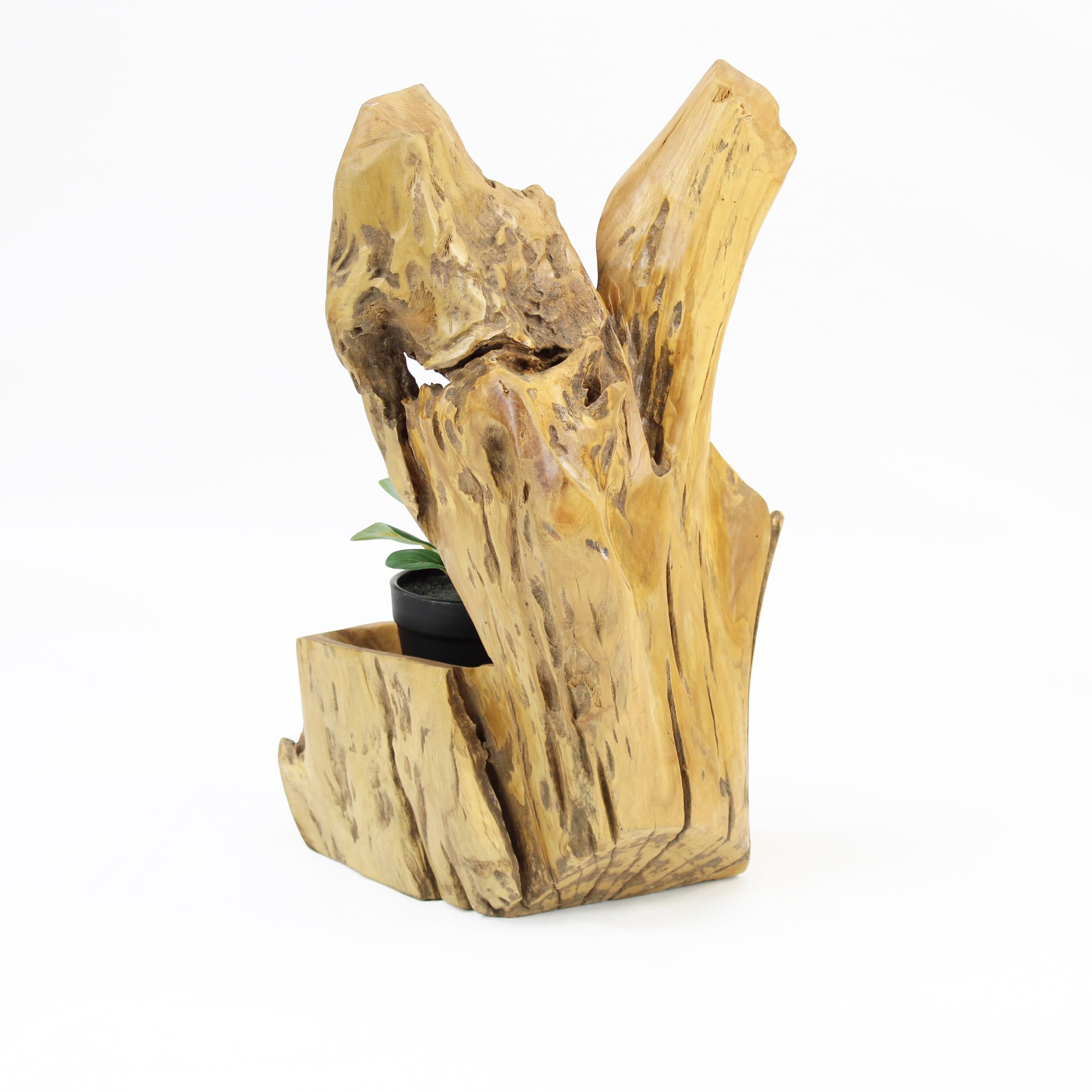 Teak Wood Planter Natural TWP013 - Etsy