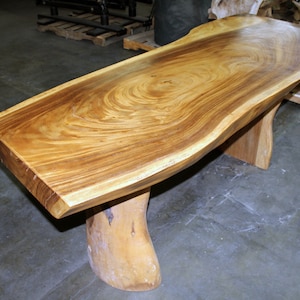 Live Edge Monkey Pod Dining Table TWDT11 - Etsy