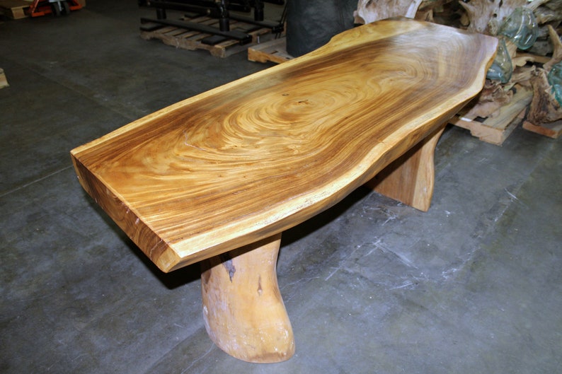 Live Edge Monkey Pod Dining Table TWDT11 - Etsy