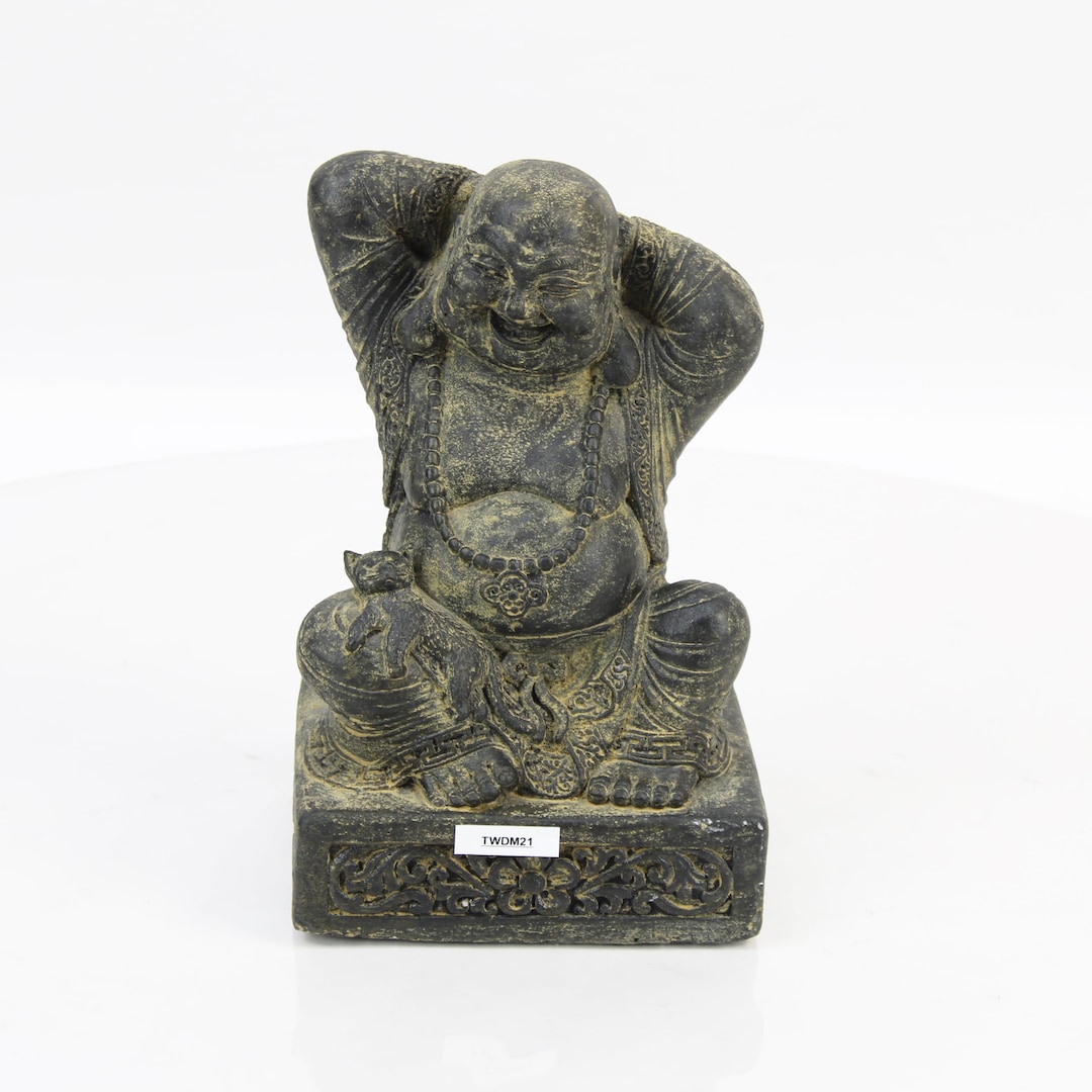 Small Happy Buddha Statue TWDM21 - Etsy