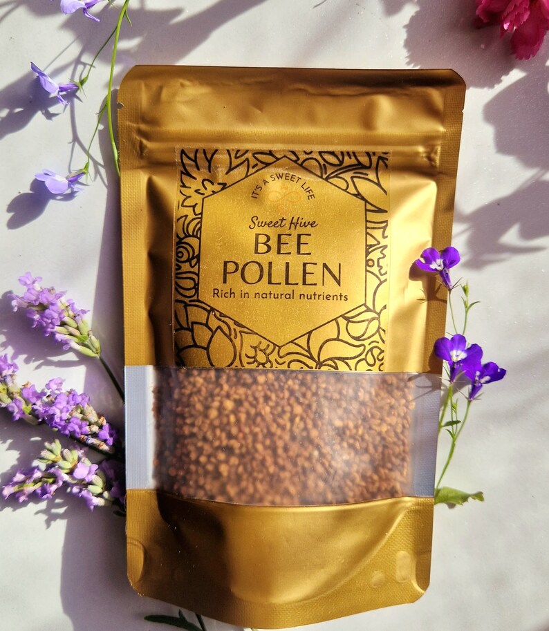 Bee Pollen Granules Fresh Harvest Natural Superfood by Sweethive - Etsy