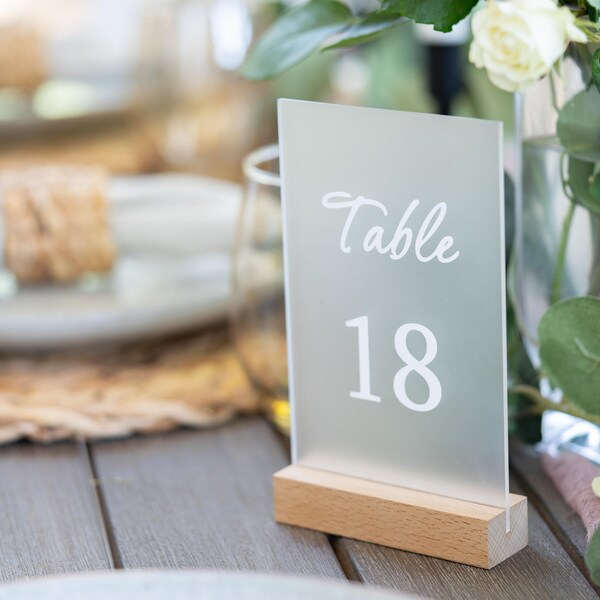 Table Number Holders - Etsy