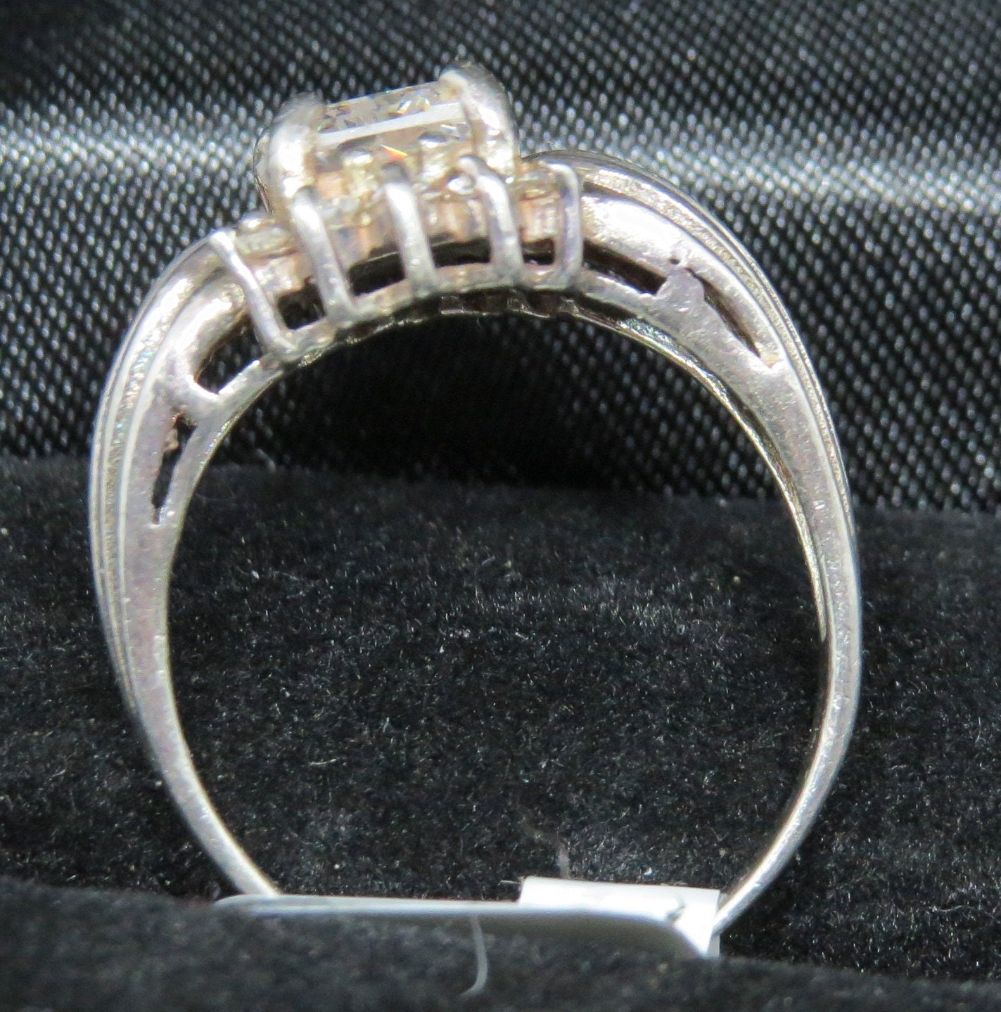 Art Deco Style CZ 925 Ring - Etsy