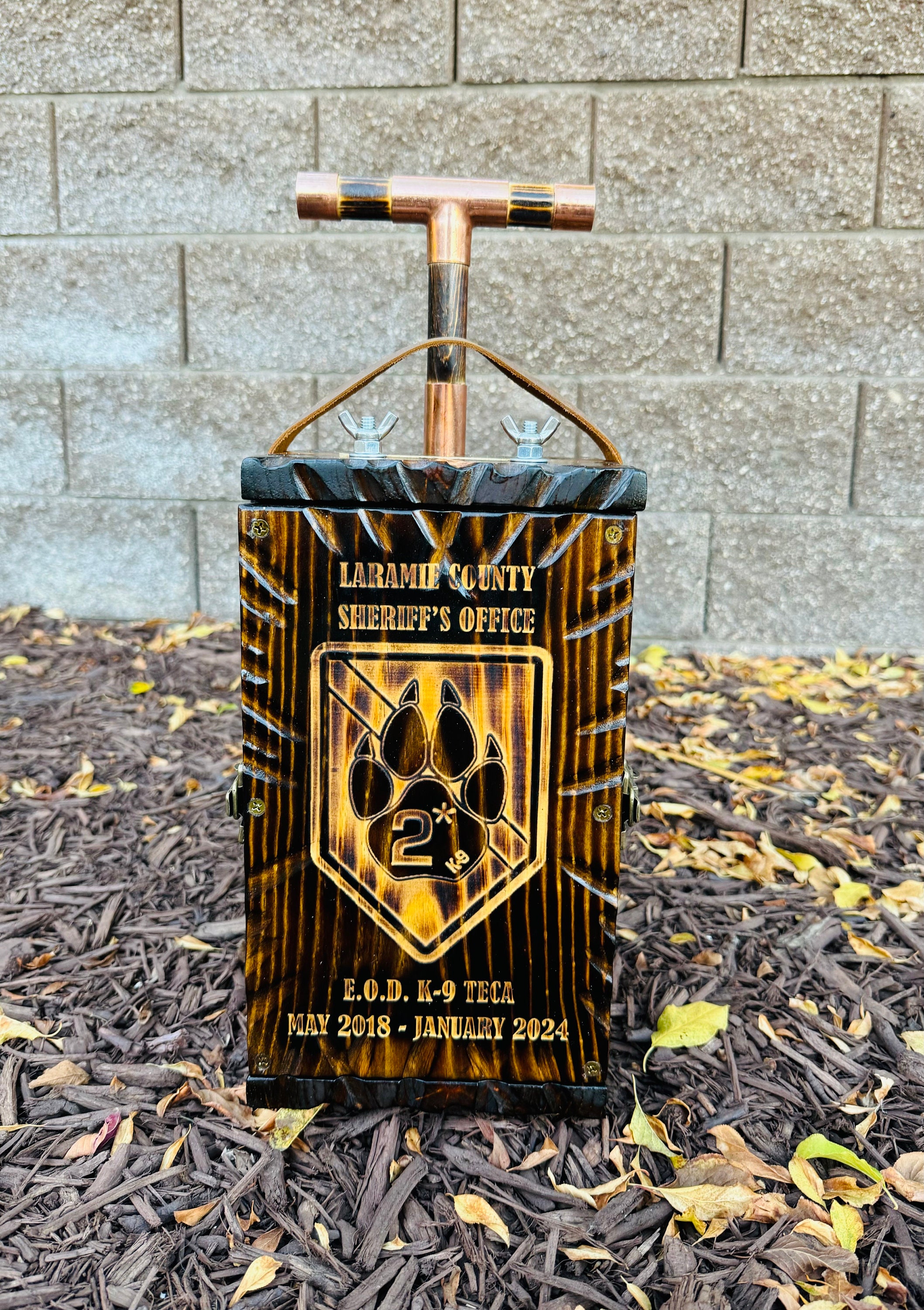 K9 EOD Blasting Machine (custom Blaster Box With Built in Decanter) - Etsy