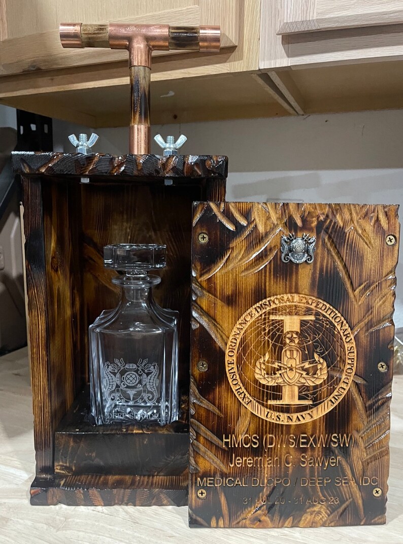 EOD Blasting Machine (custom Blaster Box With Built in Decanter) - Etsy