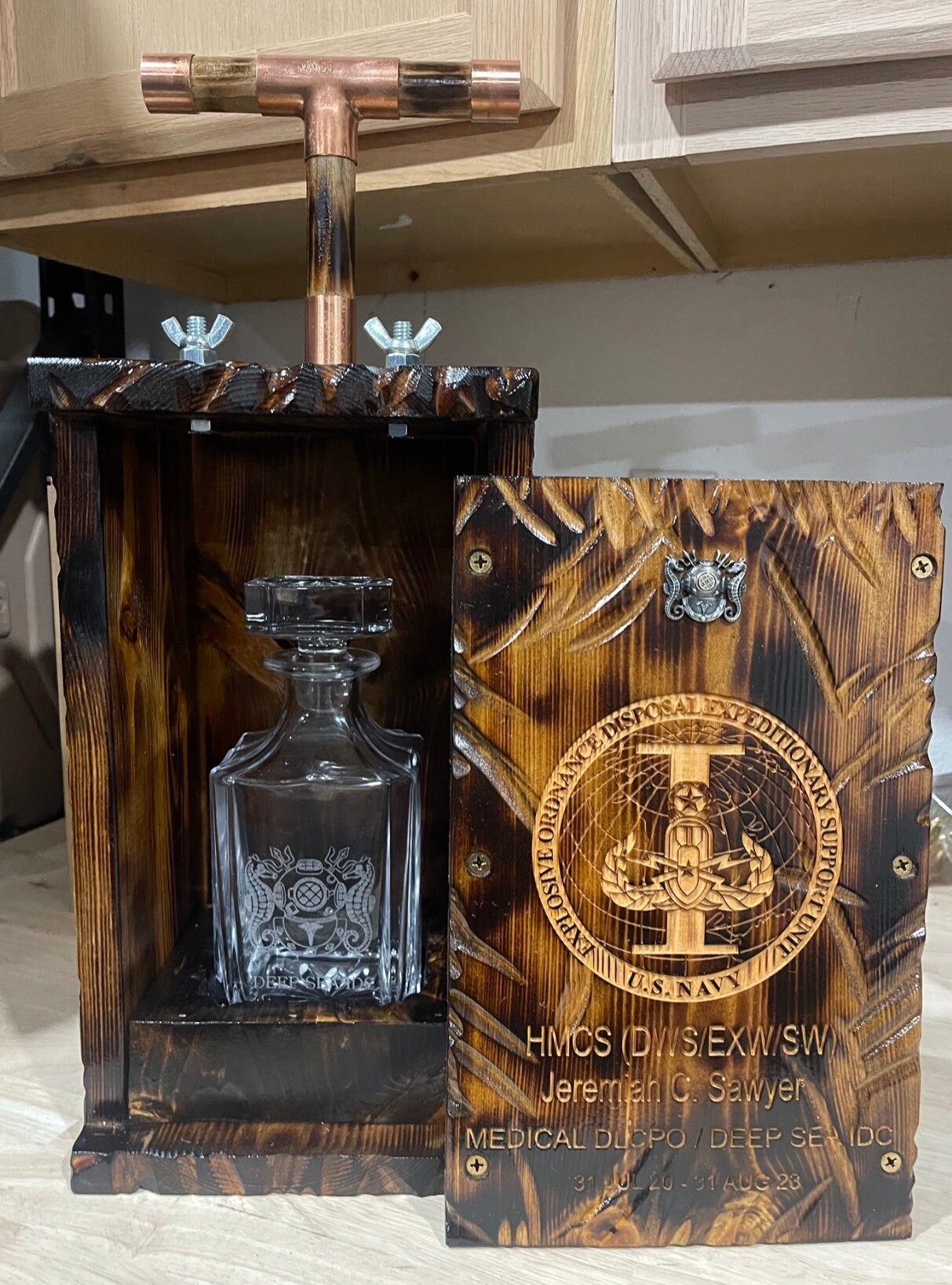 EOD Blasting Machine (custom Blaster Box With Built in Decanter) - Etsy