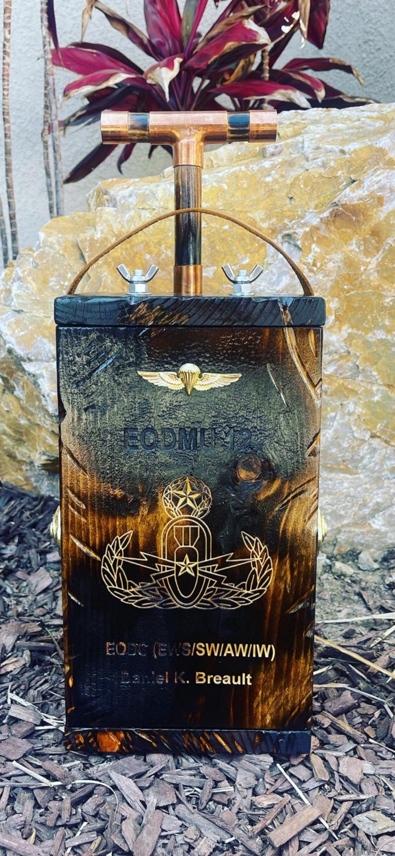 EOD Blasting Machine custom Blaster Box With Built in Decanter - Etsy