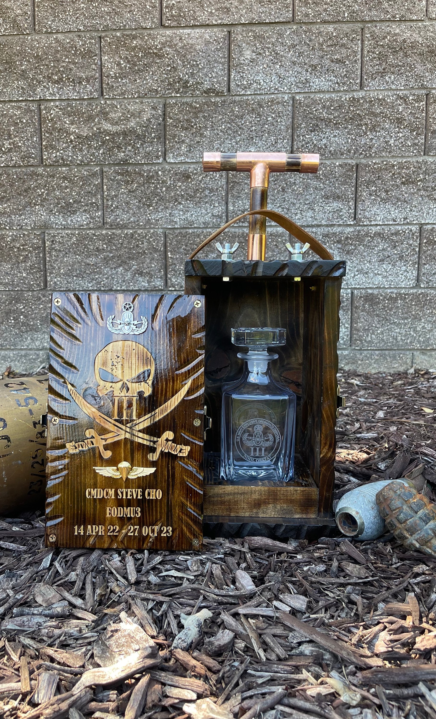 EOD Blasting Machine custom Blaster Box With Built in Decanter - Etsy