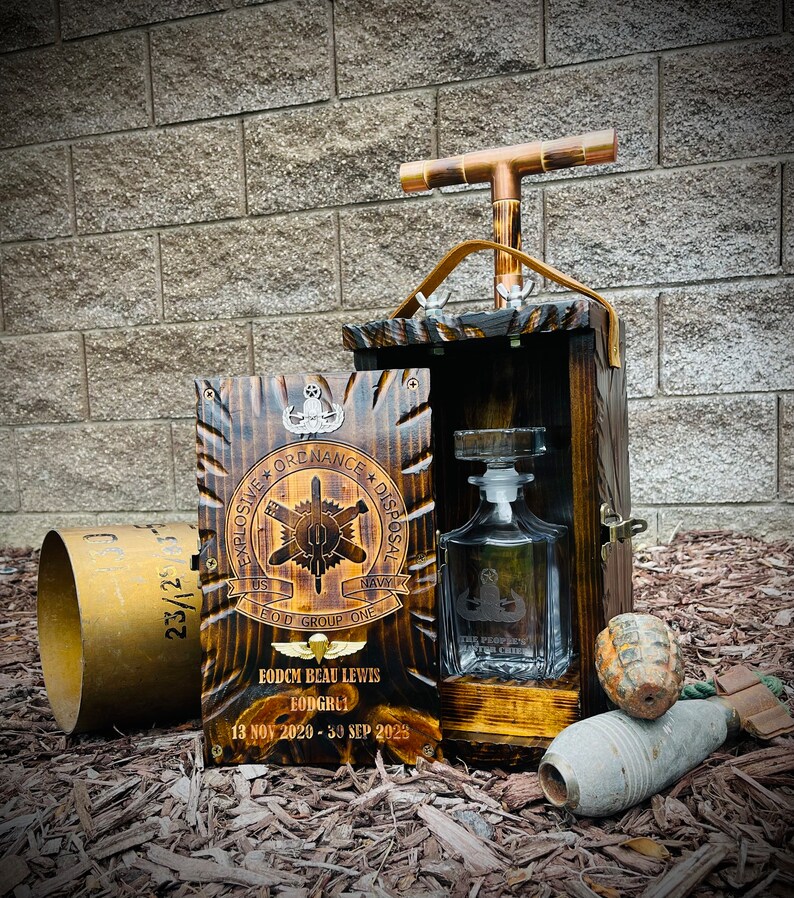 EOD Blasting Machine (custom Blaster Box With Built in Decanter) - Etsy