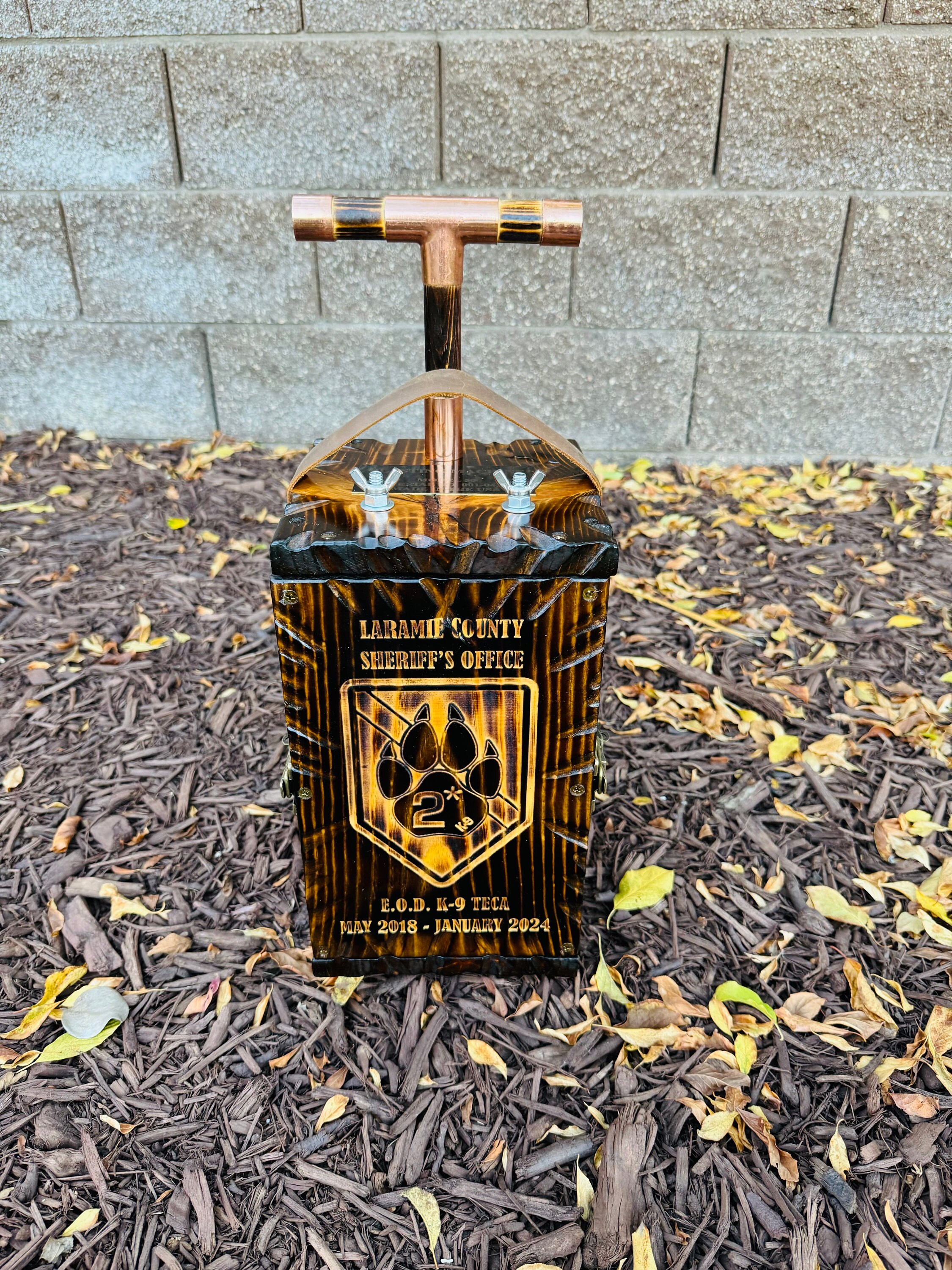 K9 EOD Blasting Machine (custom Blaster Box With Built in Decanter) - Etsy