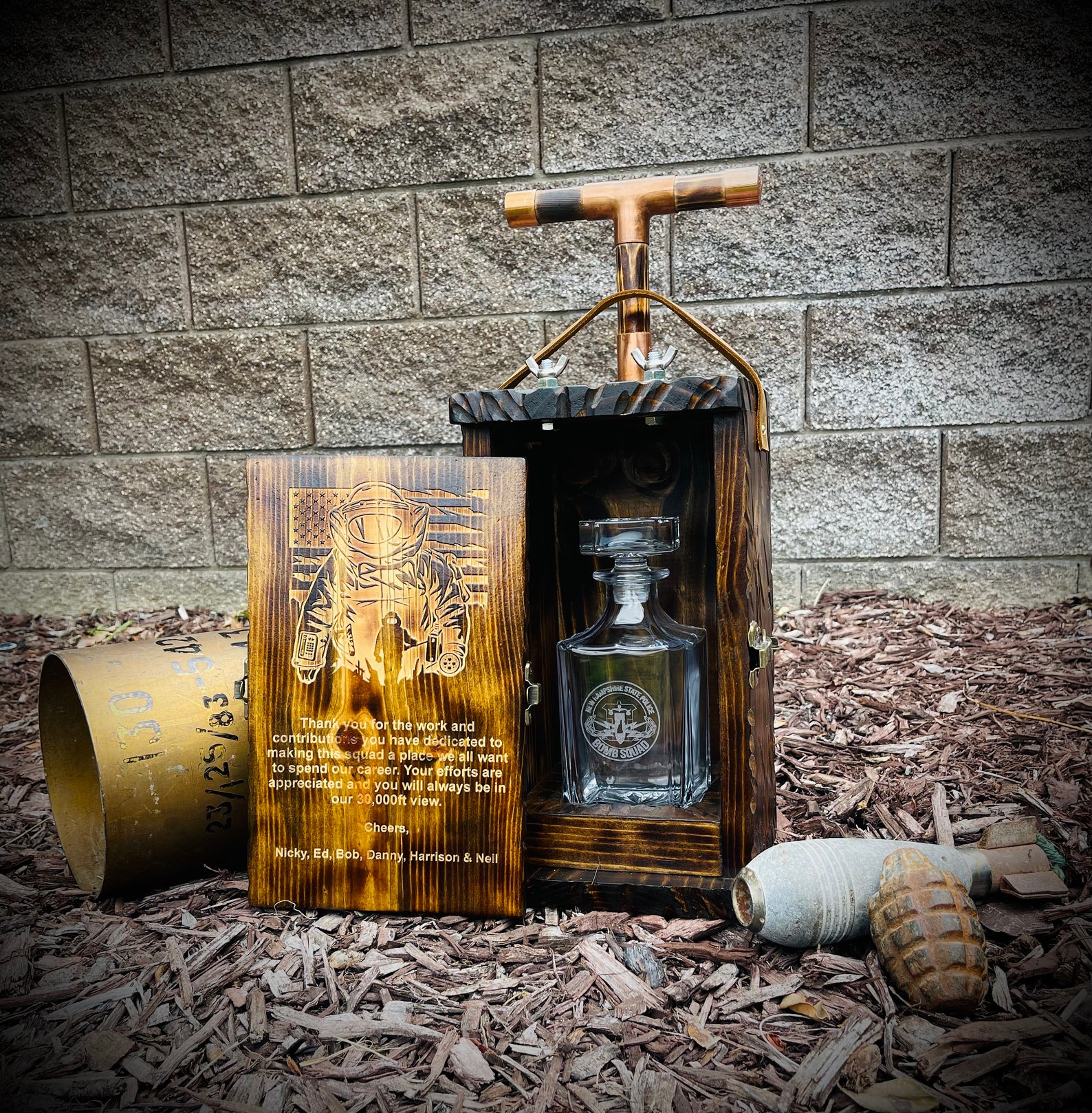 EOD Blasting Machine custom Blaster Box With Built in Decanter - Etsy