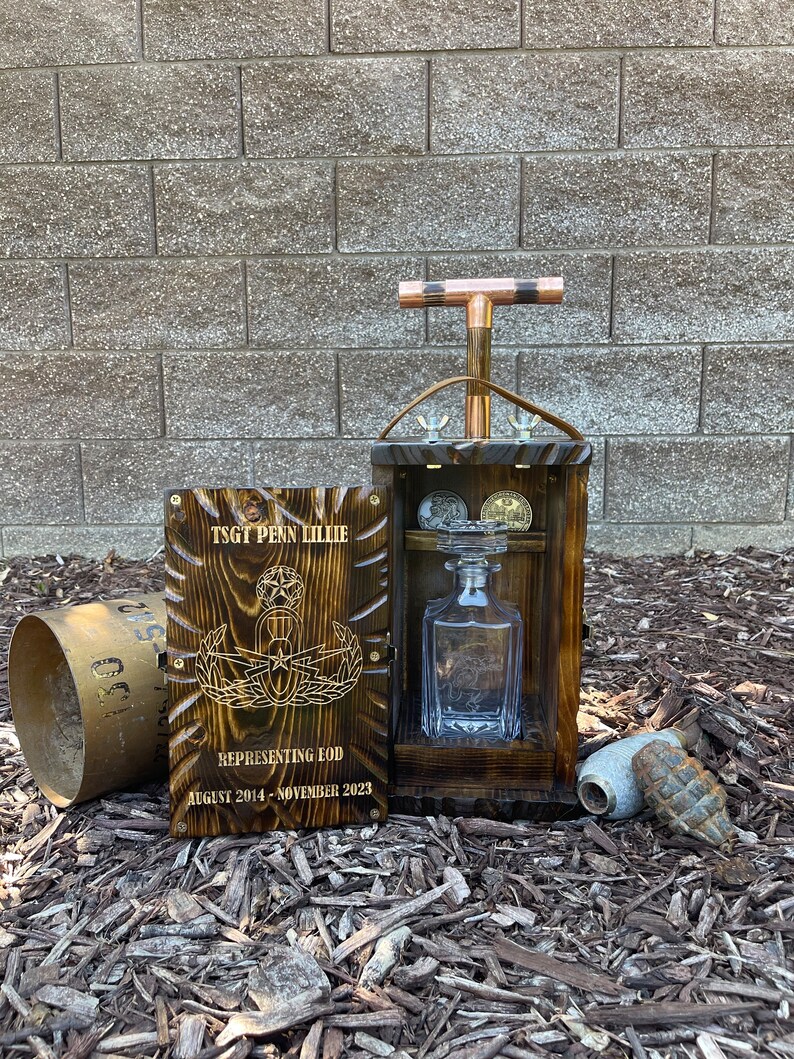 EOD Blasting Machine custom Blaster Box With Built in Decanter - Etsy
