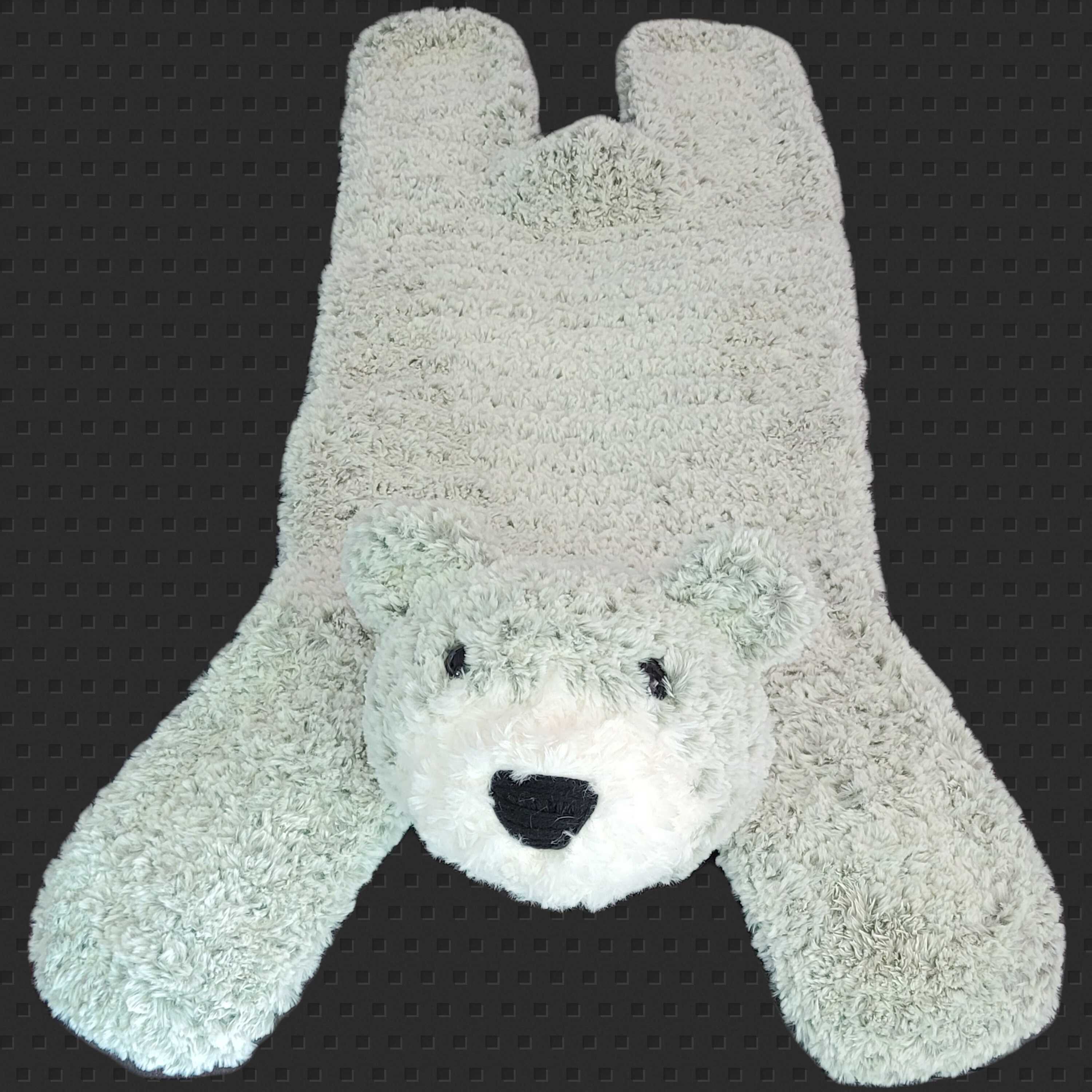 Faux Bear Rug - Crochet - Etsy